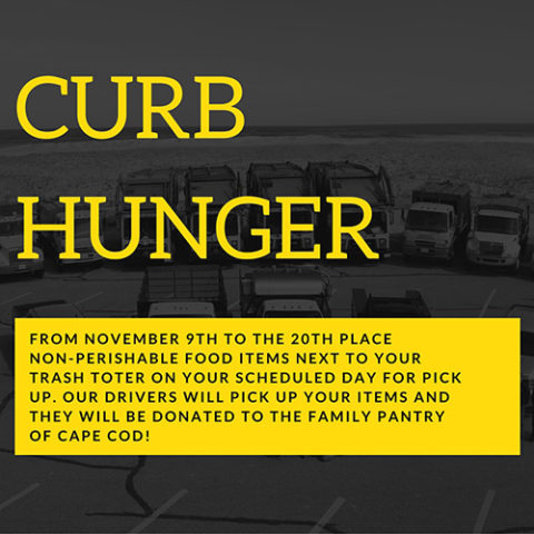 Curb Hunger - November 9th to the 20th - Nauset Disposal